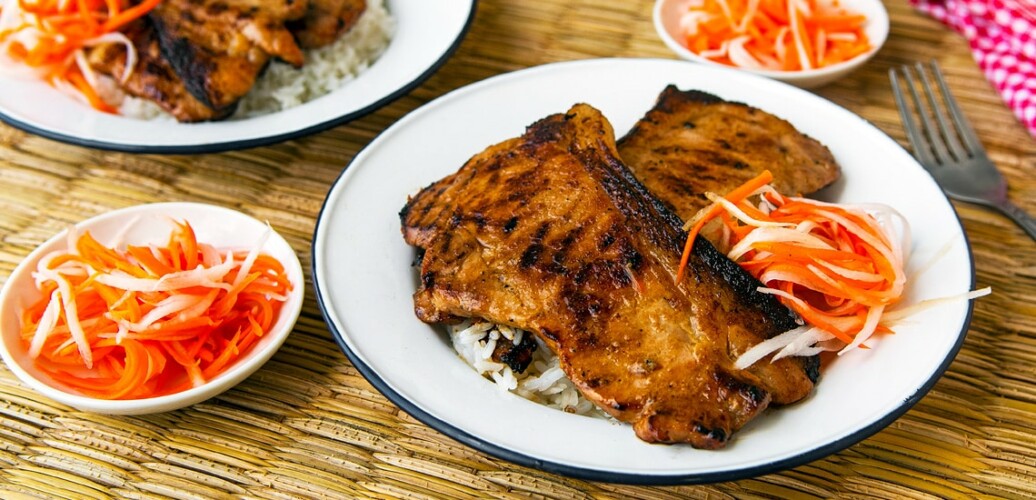 Cambodian Pork and Rice Recipe – How to Make Bai Sach Chrouk