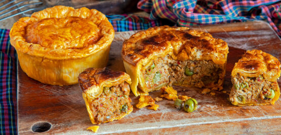 Spicy Pork Mince Pie Recipe Made with Cambodian Prahok Ktis