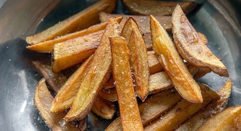 Hand Cut Potato Chips Recipe for Crispy Fries for Fish and Chips