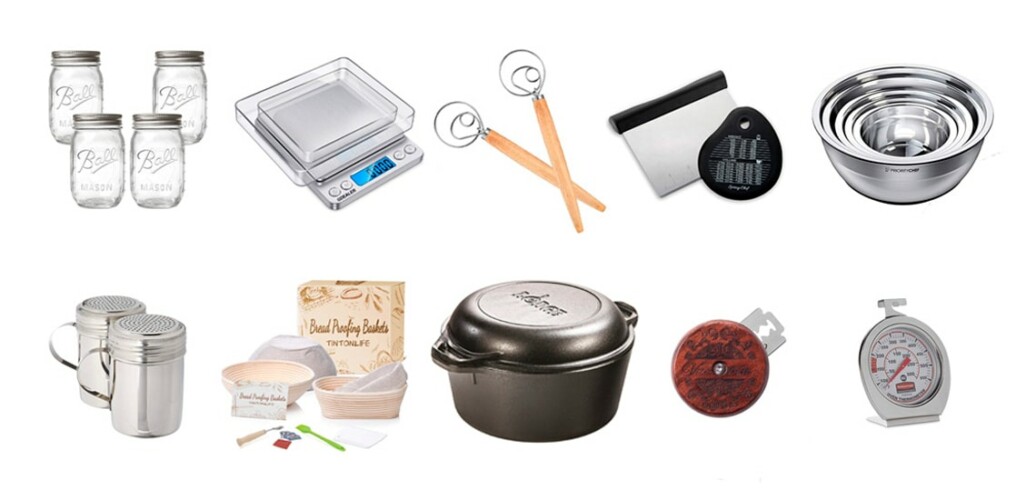 Essential Sourdough Baking Tools, Equipment and Kitchen Utensils