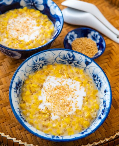 Vietnamese Sweet Corn Pudding Recipe for Che Bap and Che Ngo