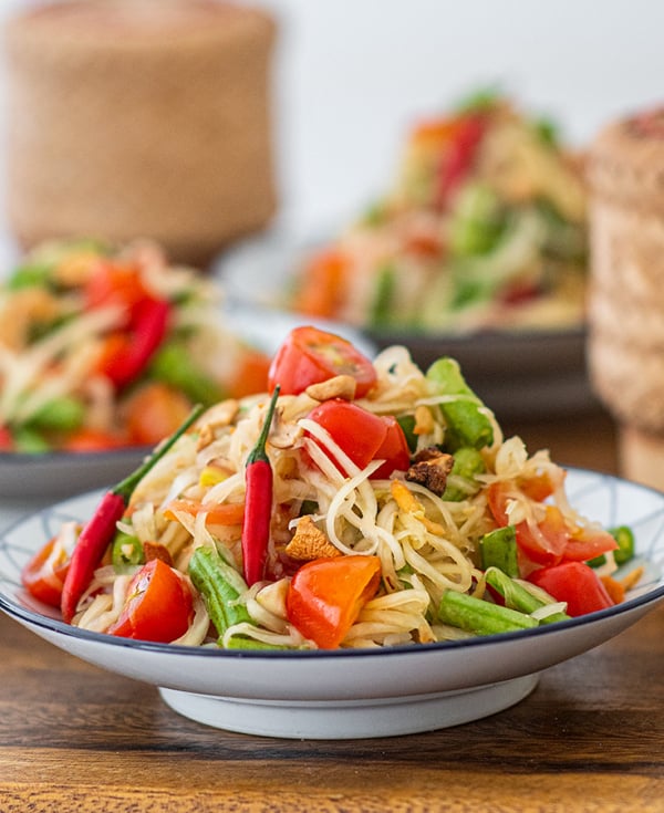 Thai Som Tam Recipe for a Classic Thai Green Papaya Salad