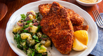 Chicken Schnitzel Recipe with Crunchy Panko Breadcrumb Coating