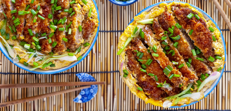 Katsudon Recipe Japanese Pork Cutlet and Egg Rice Bowl