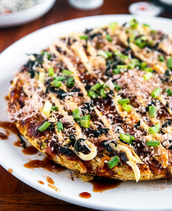 Okonomiyaki Recipe for the Japanese Cabbage Pancake & Sauce