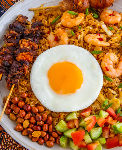Nasi Goreng Recipe for Indonesian Fried Rice with Fried Egg