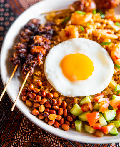 Nasi Goreng Recipe for Indonesian Fried Rice with Fried Egg