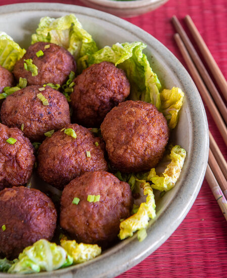 Chinese Lions Head Meatballs Recipe for Shizi Tou