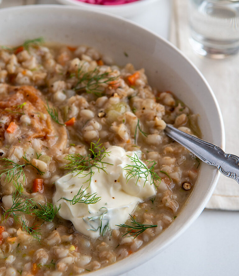 Chicken Barley Soup Recipe for a Hearty Savoury Porridge