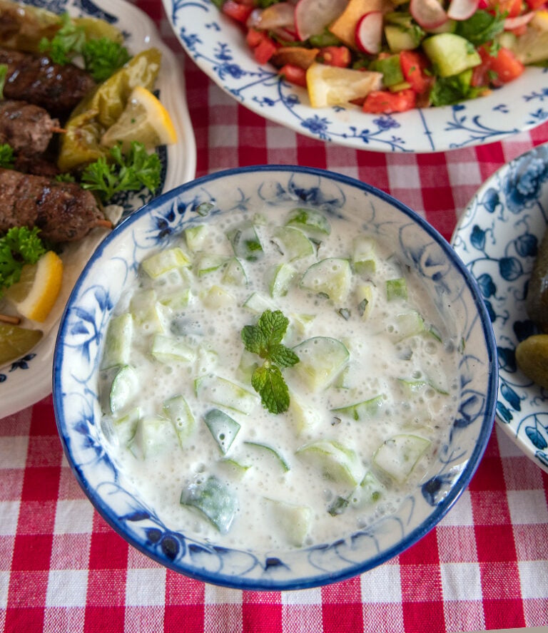 Cucumber Yoghurt Salad Recipe for a Cooling Middle Eastern Side ...