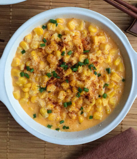 Korean Corn Cheese Recipe for the Korean Drinking Food Dish