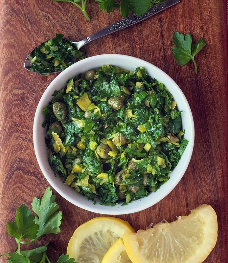 Gremolata Recipe for a Fragrant Zesty Italian Condiment