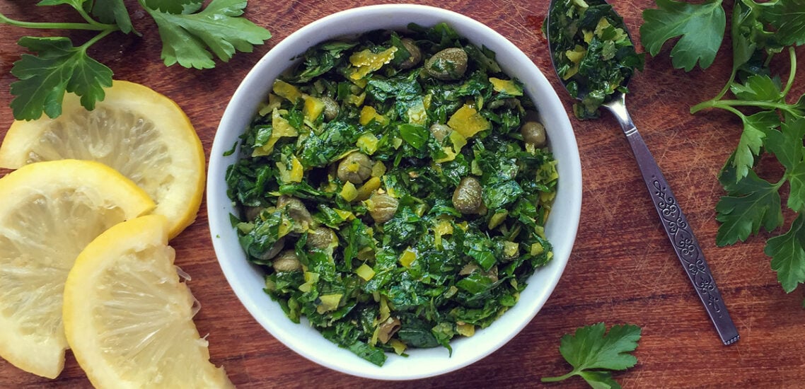 Gremolata Recipe for a Fragrant Zesty Italian Condiment