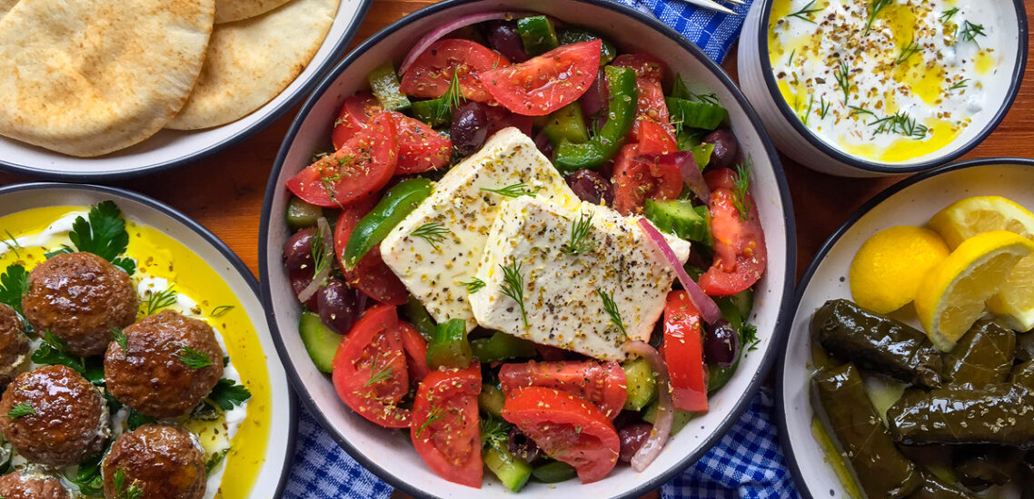 Greek Salad Recipe for Horiatiki or Traditional Greek Village Salad