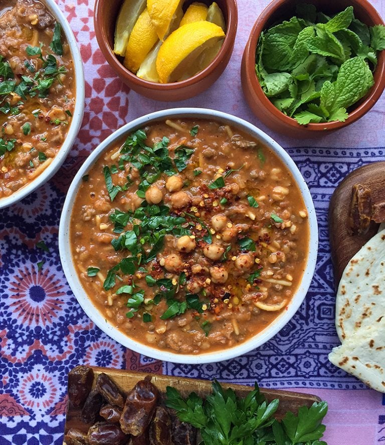 Harira Moroccan Soup Recipe for the Hearty Comforting Soup