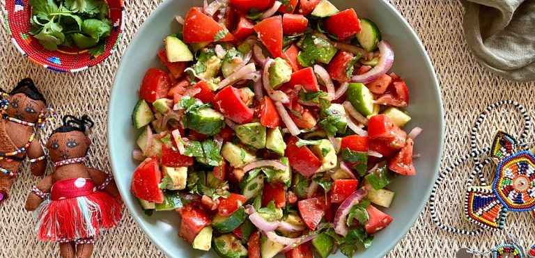 Kachumbari Recipe for a Kenyan Salad of Tomato, Onion, Avocado ...