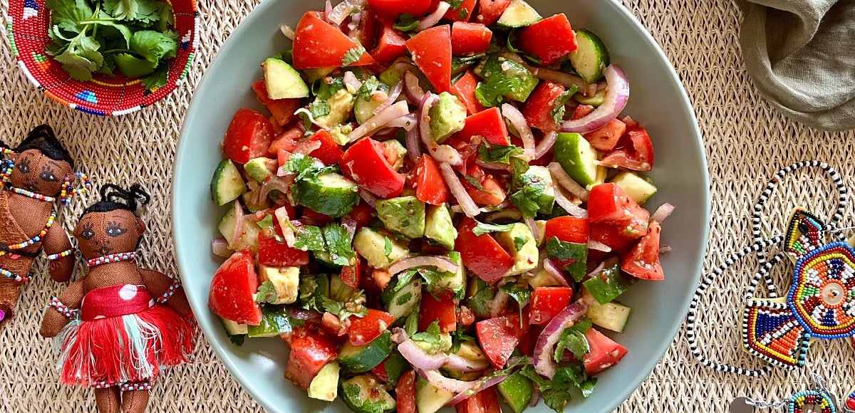 Kachumbari Recipe for a Kenyan Salad of Tomato, Onion, Avocado ...